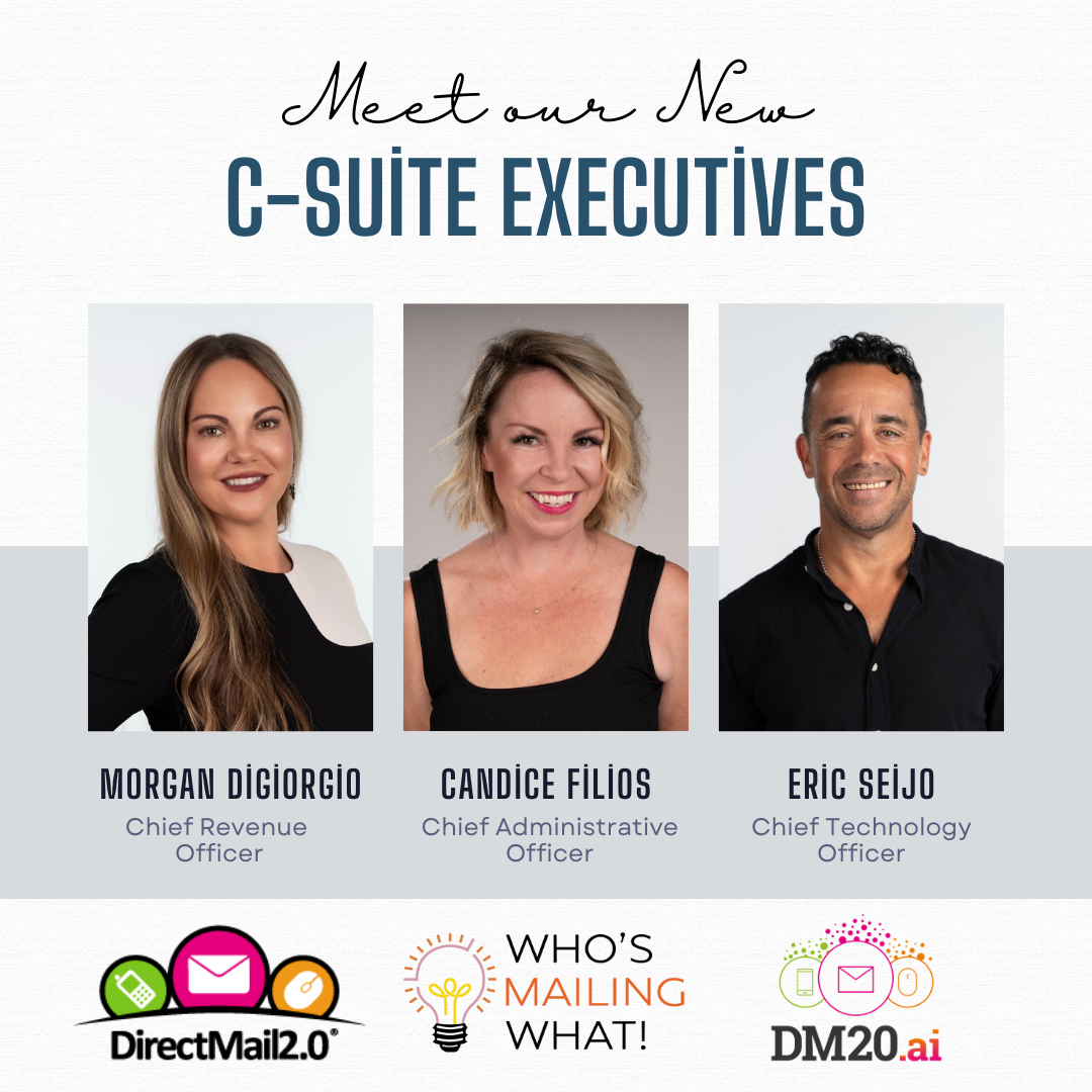 DM20 Announces 3 New C-Suite Execs - DirectMail2.0 | DirectMail2.0